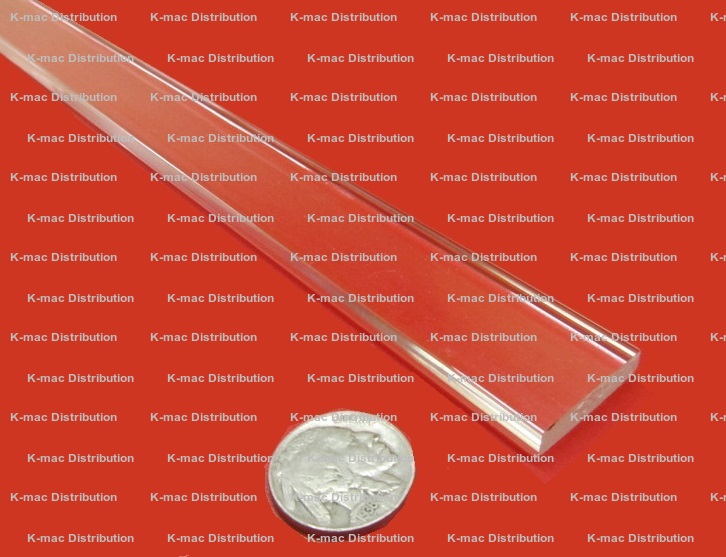 Acrylic Bars.125, .188, .250, .375, .500, .750, 1.0, 1.25, 1.50, 1.75, 2.0