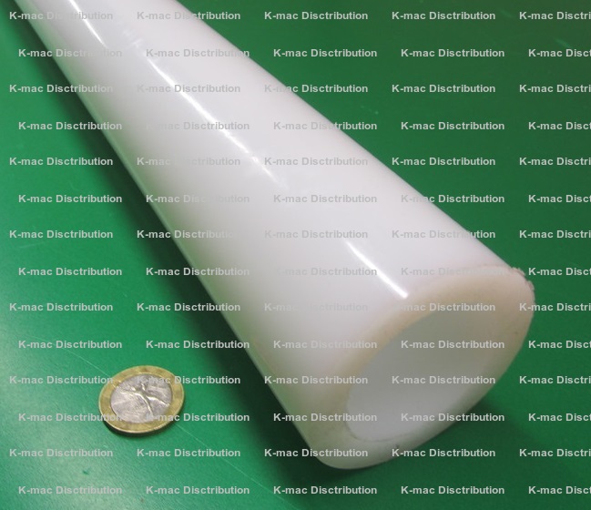 UHMW Plastic Tubes, White, .750 to 5.035 Inch Outside Diameters