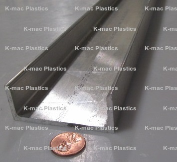 Aluminum Alloy 2024 U Channels, T3511 Temper, AMS QQ-A-200/3