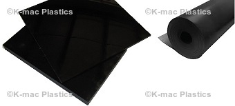 Neoprene Sheet, Conductive, ESD, Adhesived Backed, Flame Retardant in ...