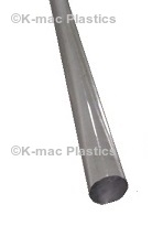 PETG Rods Clear, Extruded 1/16 to 2.0 inch diameter by K-mac Plastics