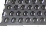 PVC sheets with perforated holes, 1/16 to 1/4 inch Thick